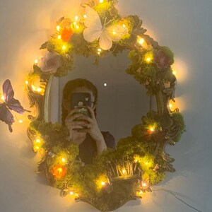 Moss Mirror, Fairycore, Cottagecore Mirror - Etsy