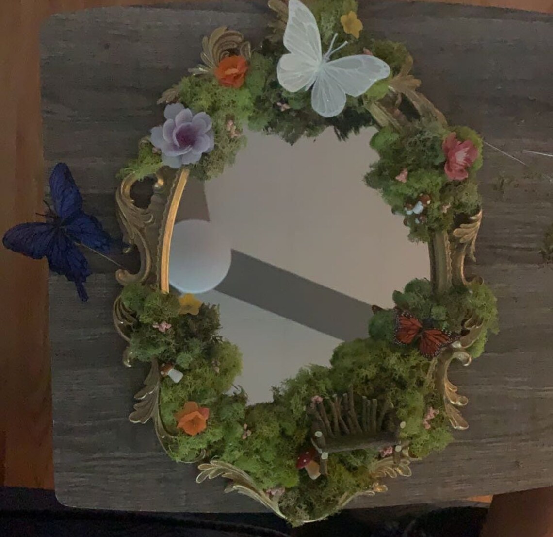 Moss Mirror, Fairycore, Cottagecore Mirror - Etsy