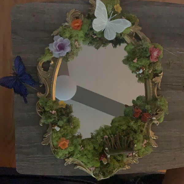 Moss Mirror - Etsy