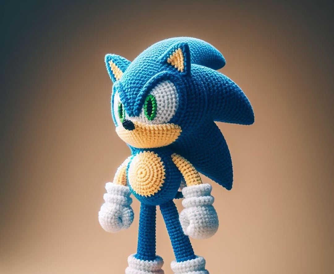 Sonic Amigurumi Süße und Kawaii Häkelanleitung Digitaler - Etsy.de