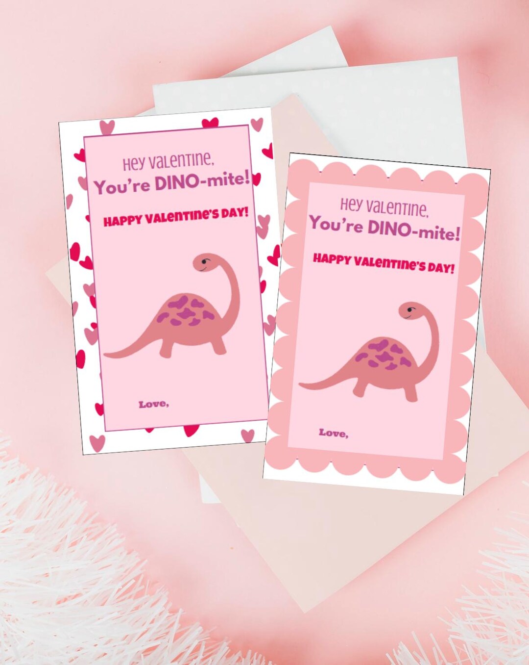You're DINO-MITE Dinosaur Valentine Printable for Kids - Etsy