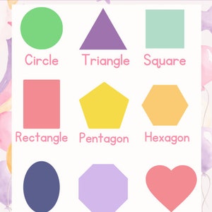 Unicorn-themed Preschool Morning Menu, INSTANT DOWNLOAD, Practice With ...