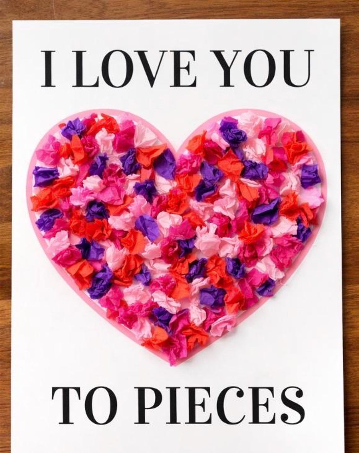 I Love You to Pieces Valentines Printable | Preschool Printable ...