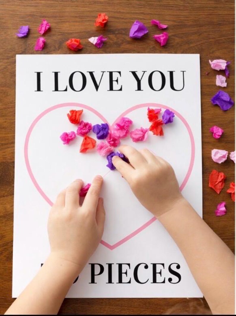 I Love You to Pieces Valentines Printable | Preschool Printable ...
