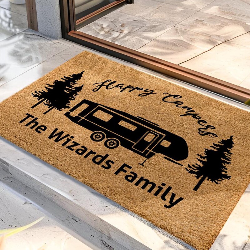 Camper Welcome Mat - Etsy