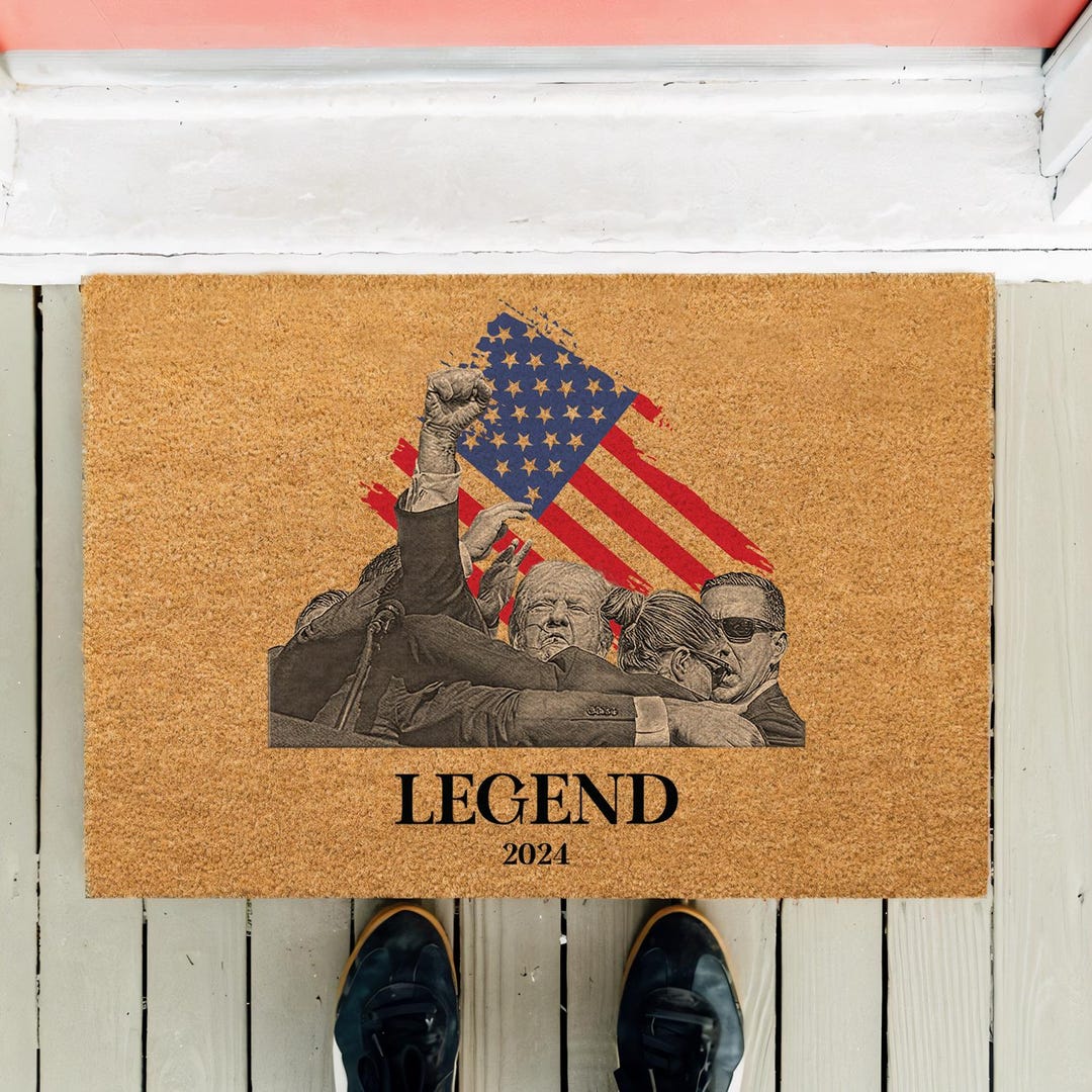 Legend Never Die Trump 2024 Doormat, 2024 Election Doormat, Take ...