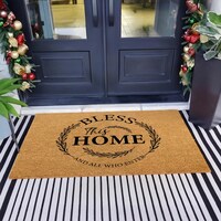 Religious Believe in Jesus Door Mat. Indoor Outdoor Mat. Coir Mat With ...