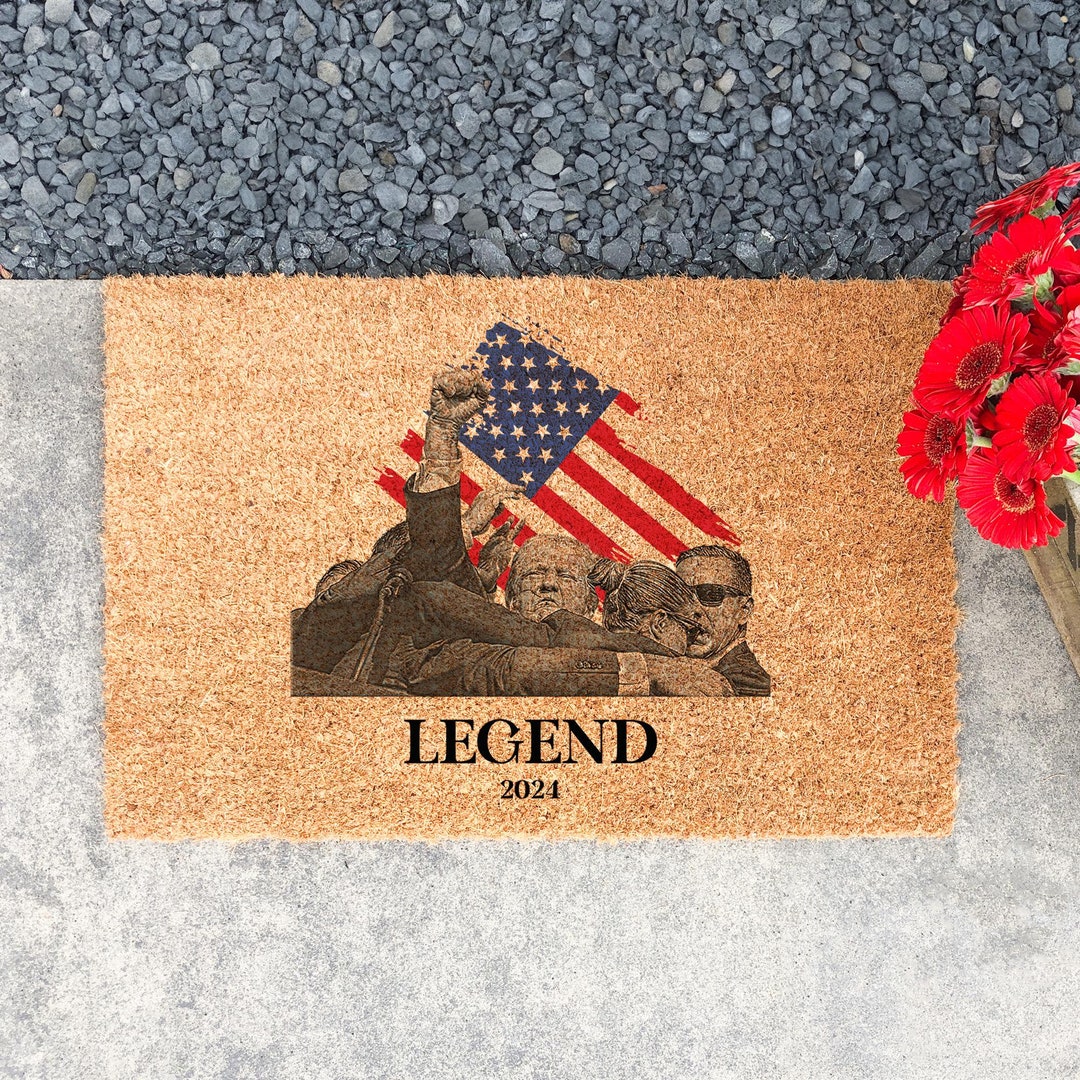 Legend Never Die Trump 2024 Doormat, 2024 Election Doormat, Take ...