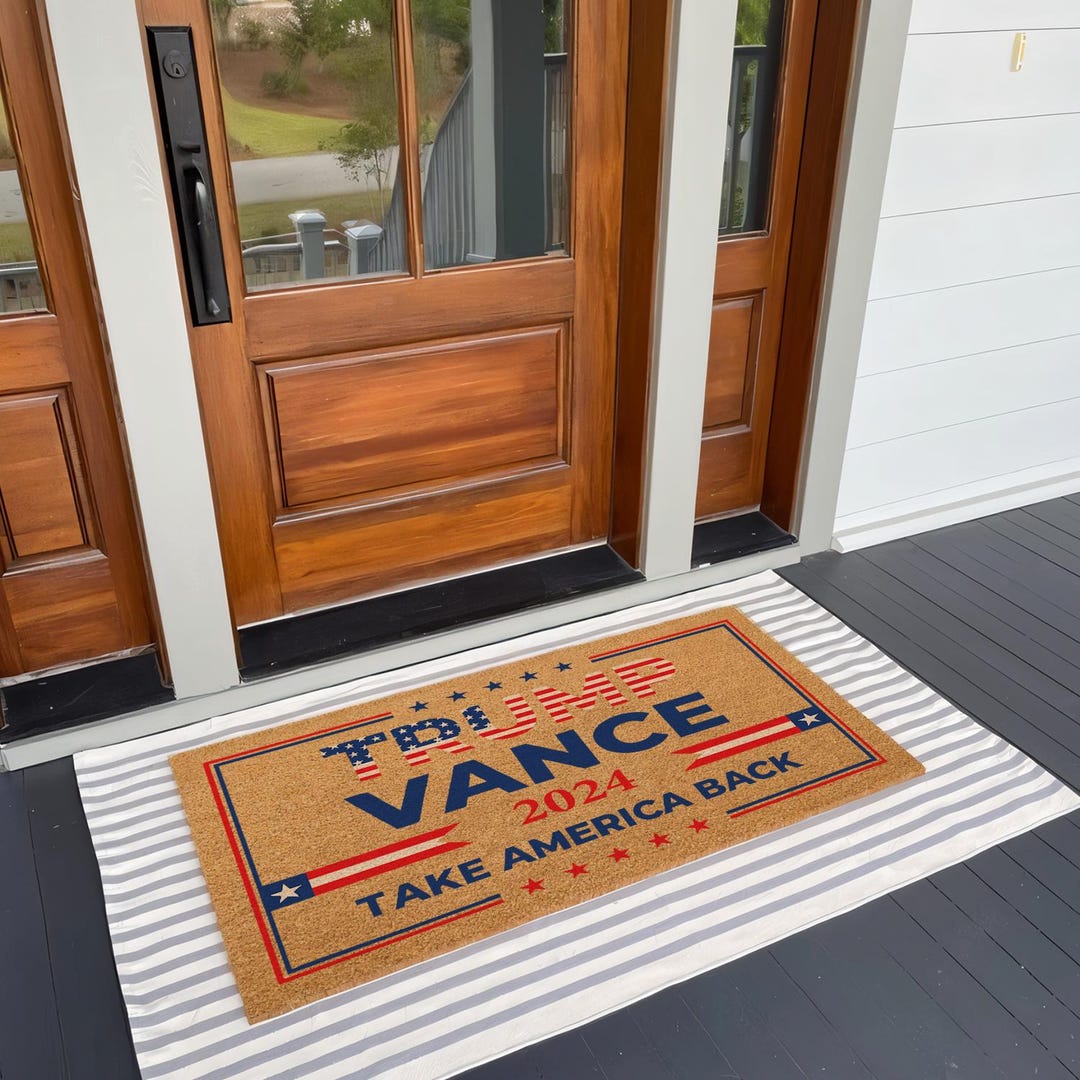 Trump Vance 24 Doormat, Trump 2024 Doormat, President Trump, Republican ...