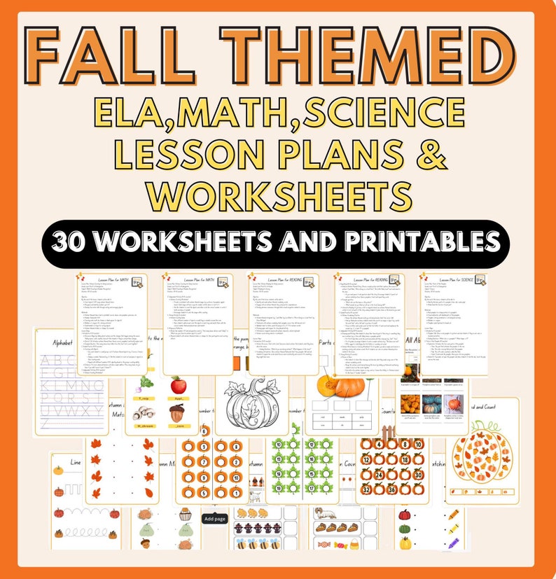 Fall Kids Activities, Fall Printable Activity, Autumn Activities ...