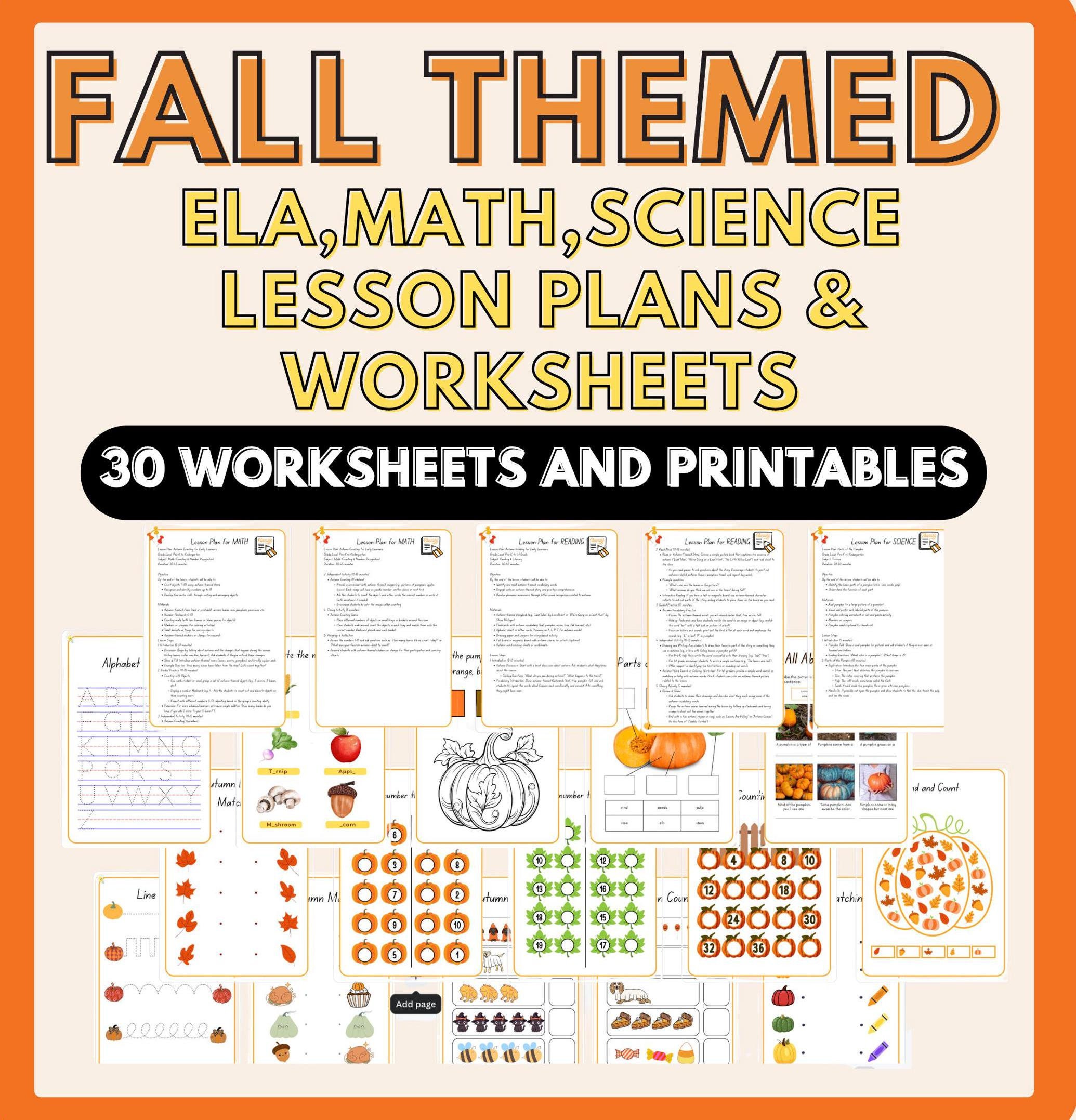 Fall Kids Activities, Fall Printable Activity, Autumn Activities ...