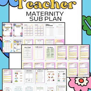 Maternity Leave Sub Plan Bundle | 3 Months of Ready-to-use Lessons ...