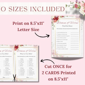 Women's Ministry Printable Bible Game Bundle Bible Study Christian ...