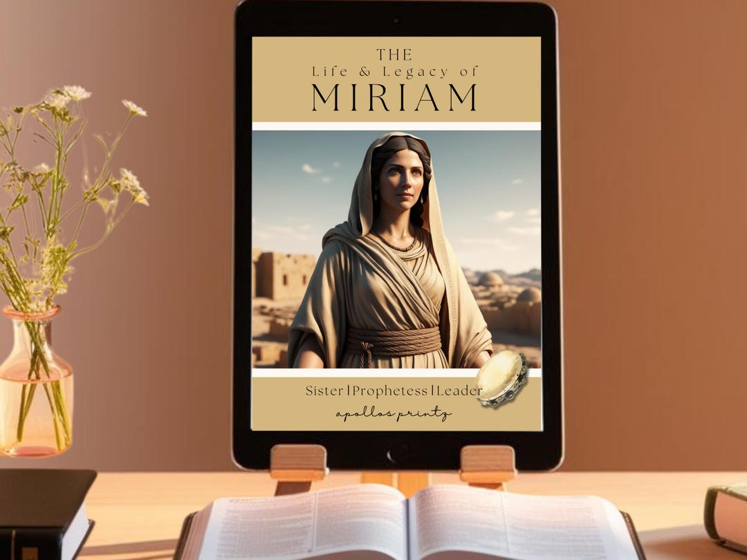 Miriam Bible Study Printable Guide Workbook Digital Bible Study Women's ...