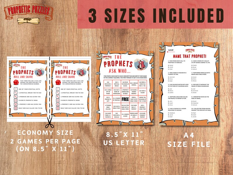 The Prophets Bible Game Mega Bundle Youth Teen Adults Ministry Games ...