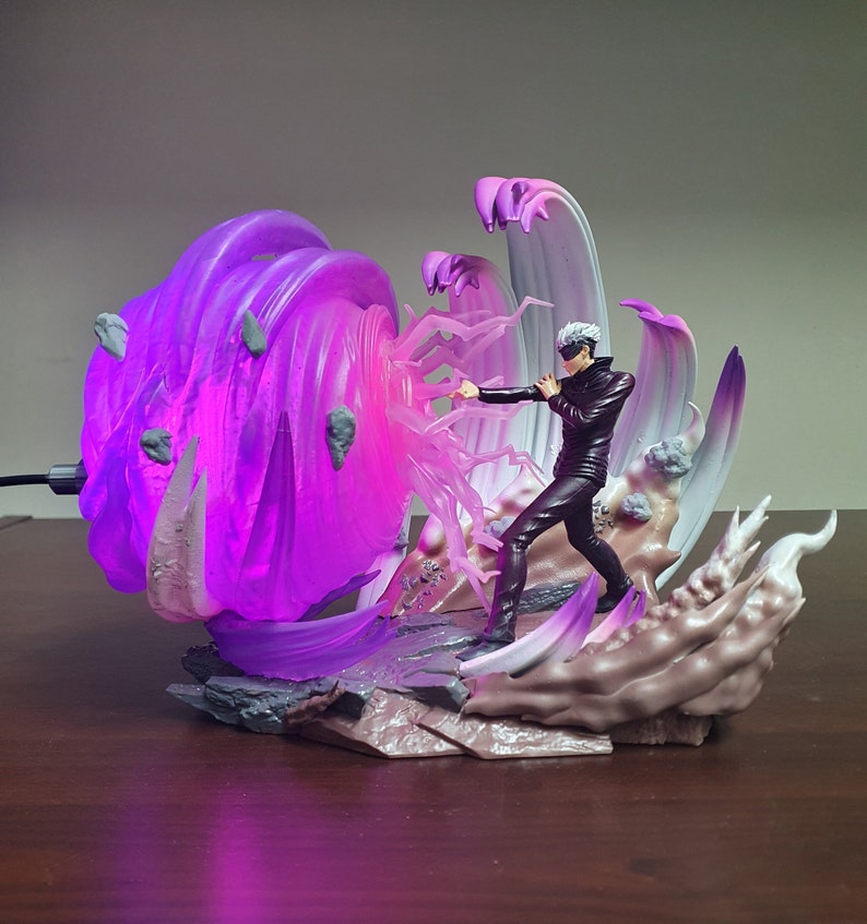 Gojo Satoru Jujutsu Kaisen LED Figurine - Etsy