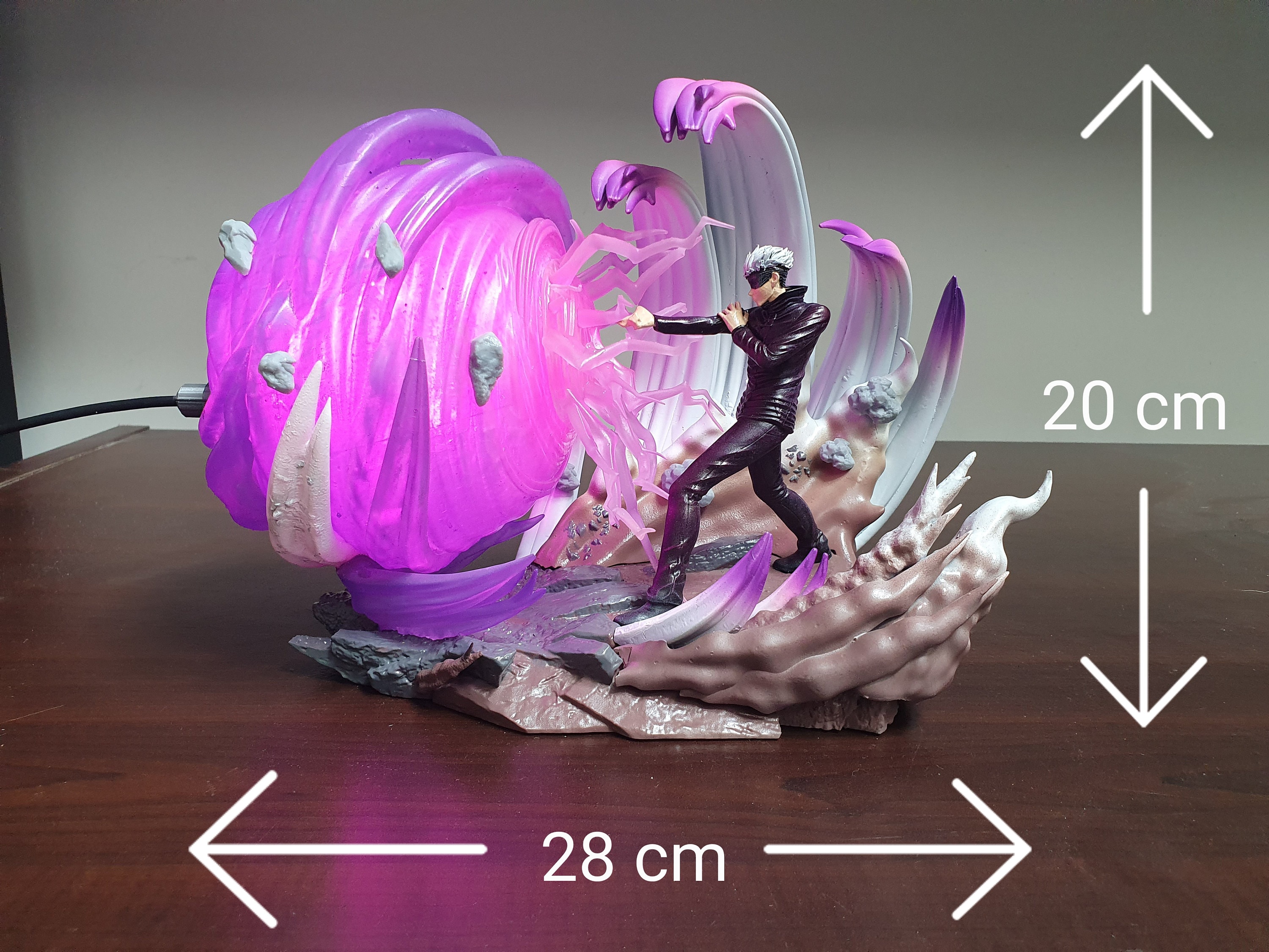 Gojo Satoru Jujutsu Kaisen LED Figurine - Etsy