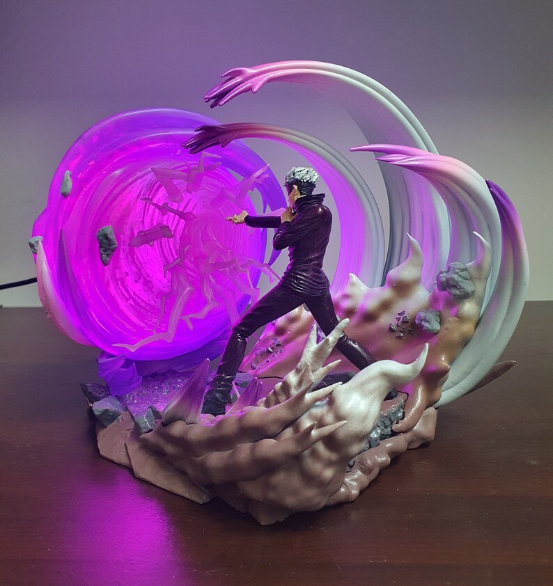 Gojo Satoru Jujutsu Kaisen LED Figurine - Etsy