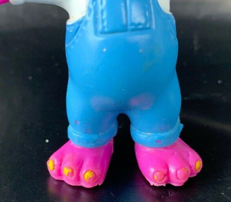 Barney the Purple Dinosaur Farmer Overalls PVC Figure 1997 Hasbro Lyons ...