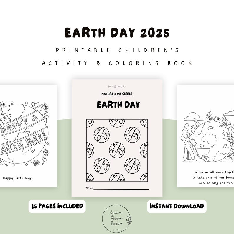Printable Earth Day Social Story for Kids | Activity & Coloring Pages ...