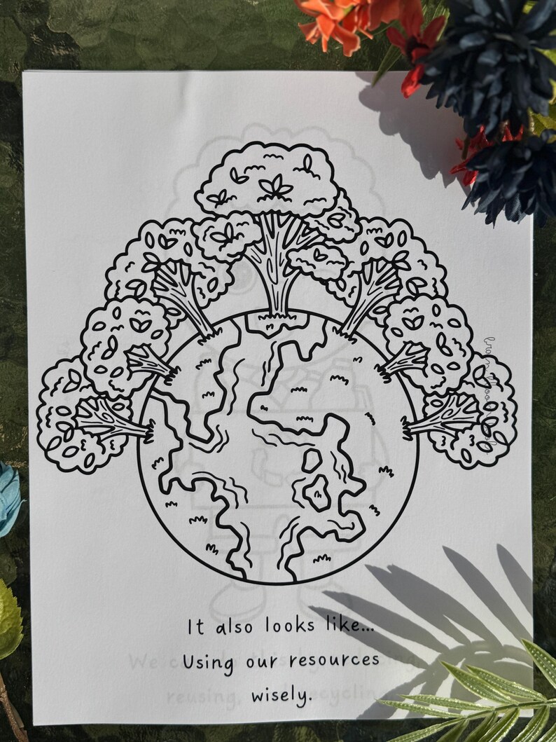 Printable Earth Day Social Story for Kids | Activity & Coloring Pages ...