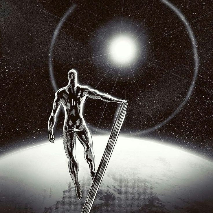 Silver Surfer - Etsy