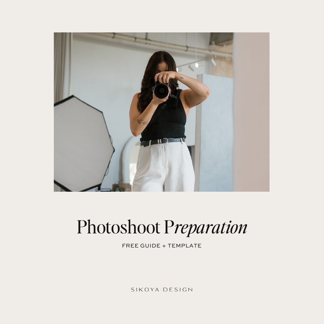Photoshoot Preparation Guide + Template | A Step-by-step Guide for ...