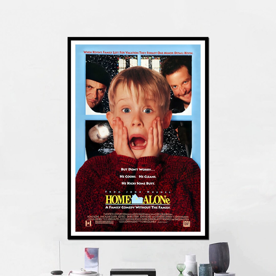 Home Alone Poster Print Poster Print Art Canvas Picture Artwork Class ...