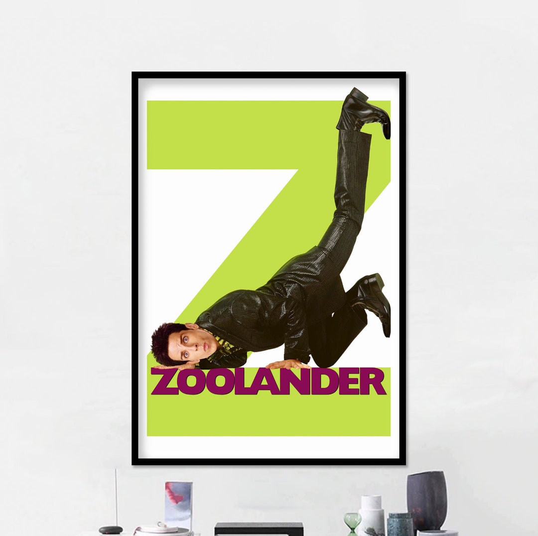 Zoolander Poster Print Print Art Canvas Picture Artwork Class Gift for ...