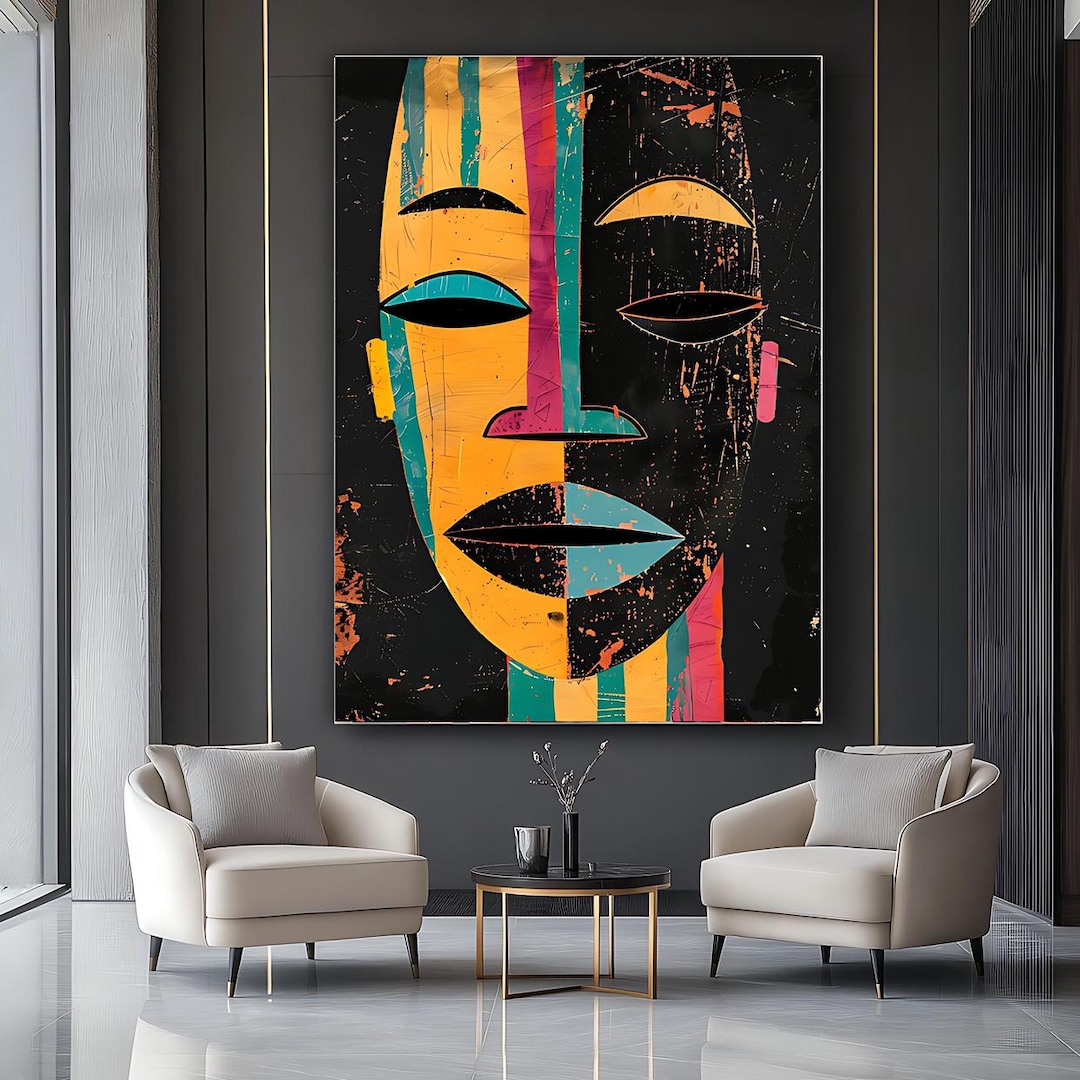 African Abstract Art Framed Poster – Abstract African Art, African Home ...
