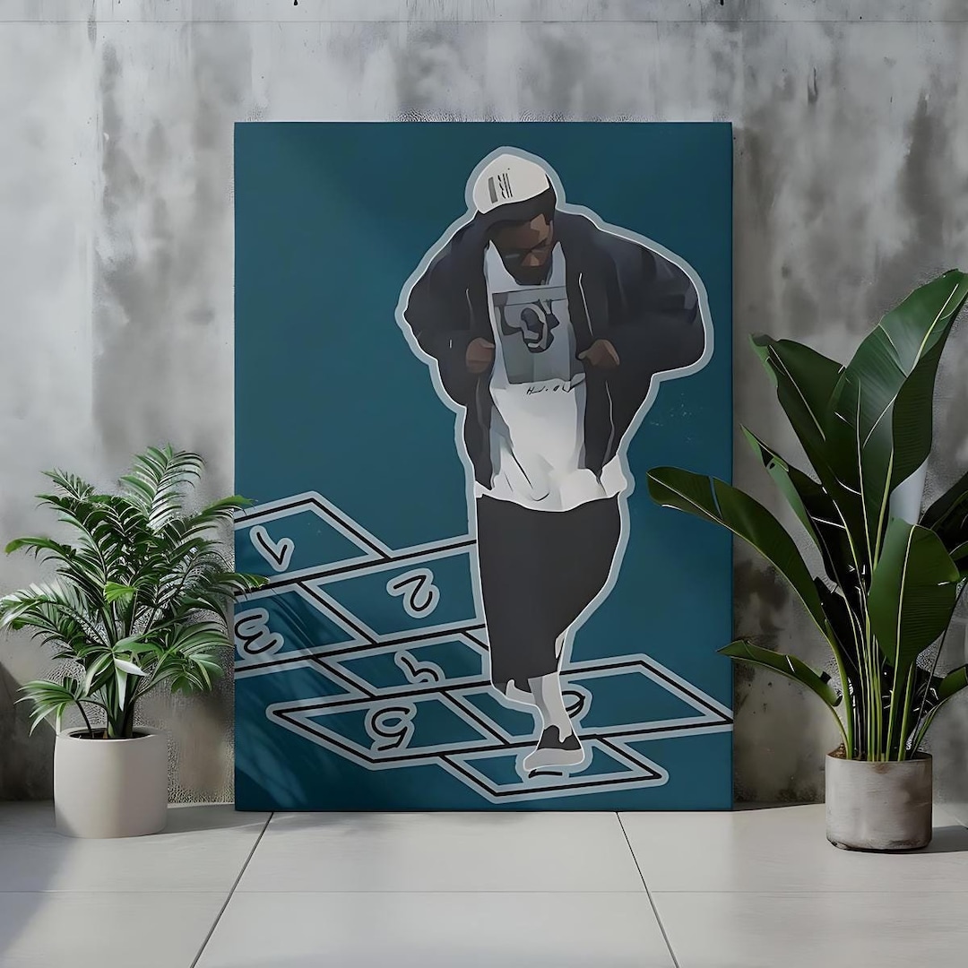 Kendrick Lamar Tour Poster, Not Like Us Art, Damn Album Cover Wall Art ...