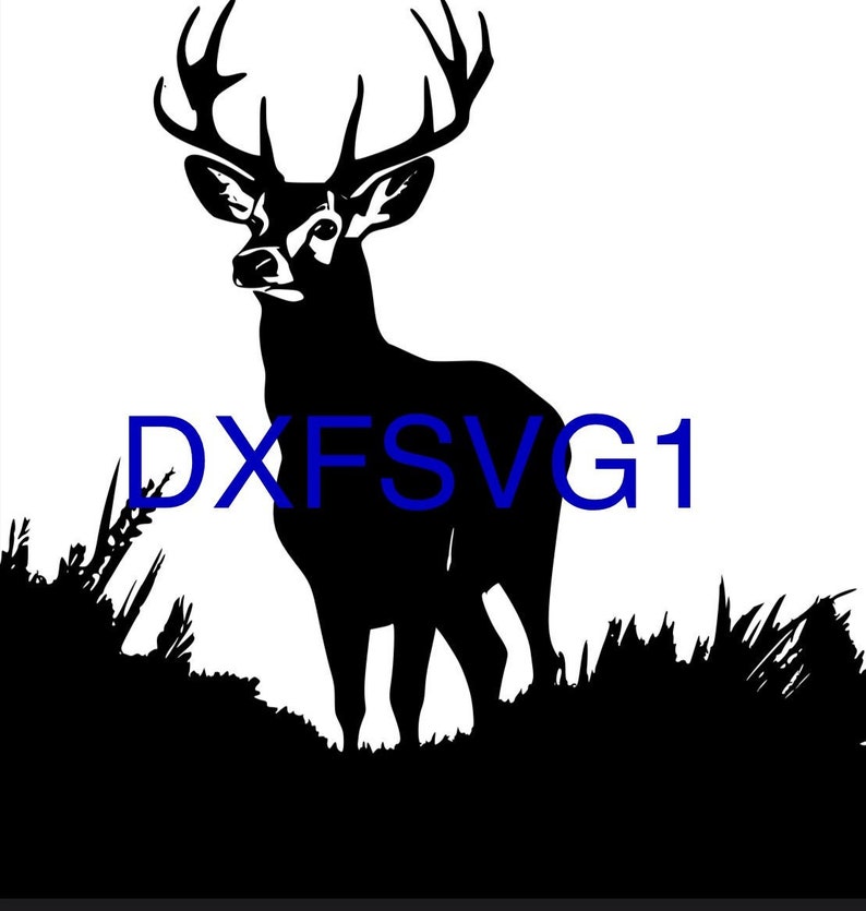 Buck Deer Scene DXF SVG PDF Digital Download - Etsy