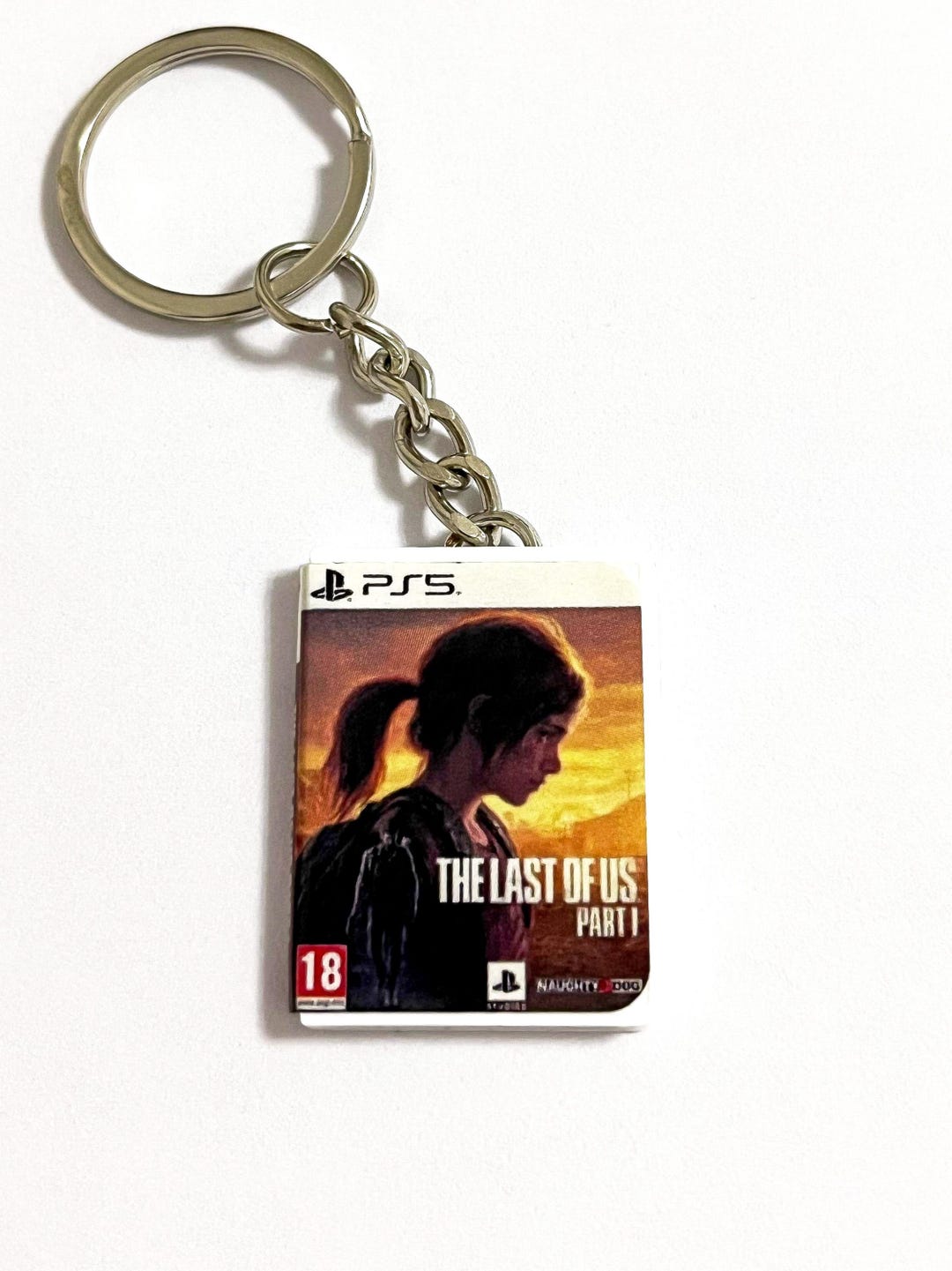 The Last of Us Part 1 Ps5 Game Box Miniature Gamer Keychain Bag Charm ...