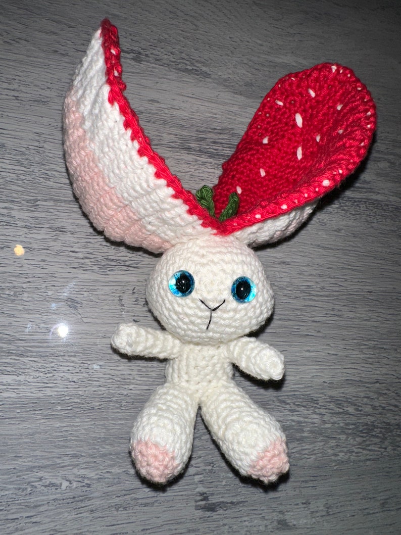 CROCHET PATTERN Barry the Strawberry Bunny / AMIGURUMI Strawberry Bunny ...