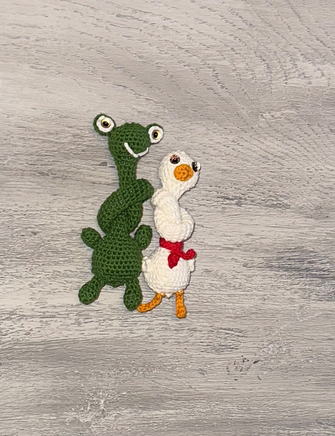FROGGY and Duckie Long-neck CROCHET PATTERN /amigurumi/key Chain Frog ...