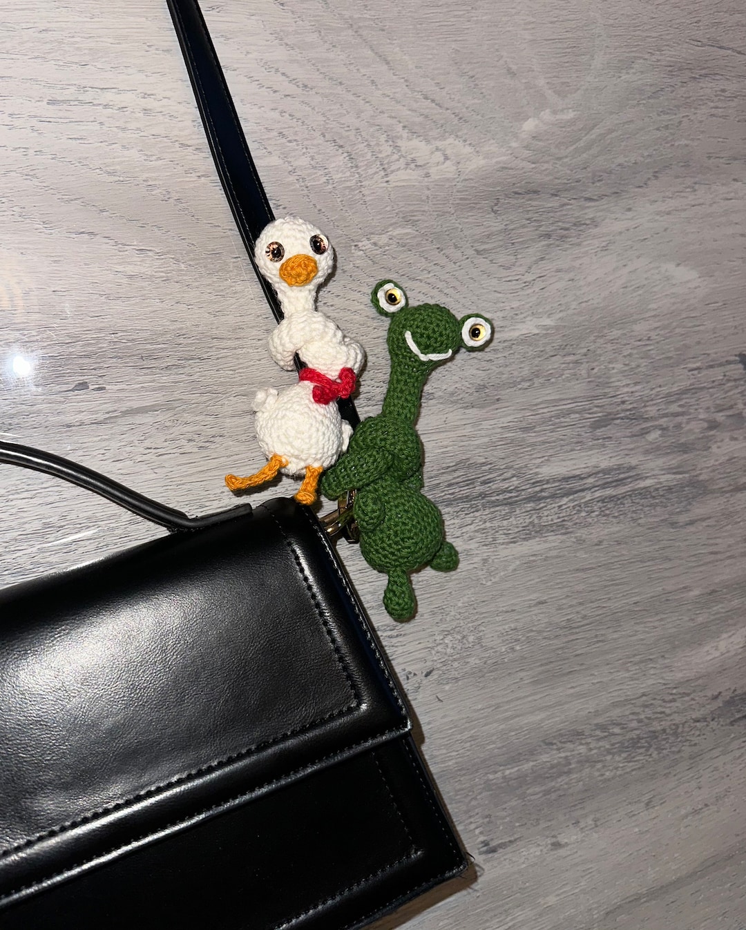 FROGGY and Duckie Long-neck CROCHET PATTERN /amigurumi/key Chain Frog ...