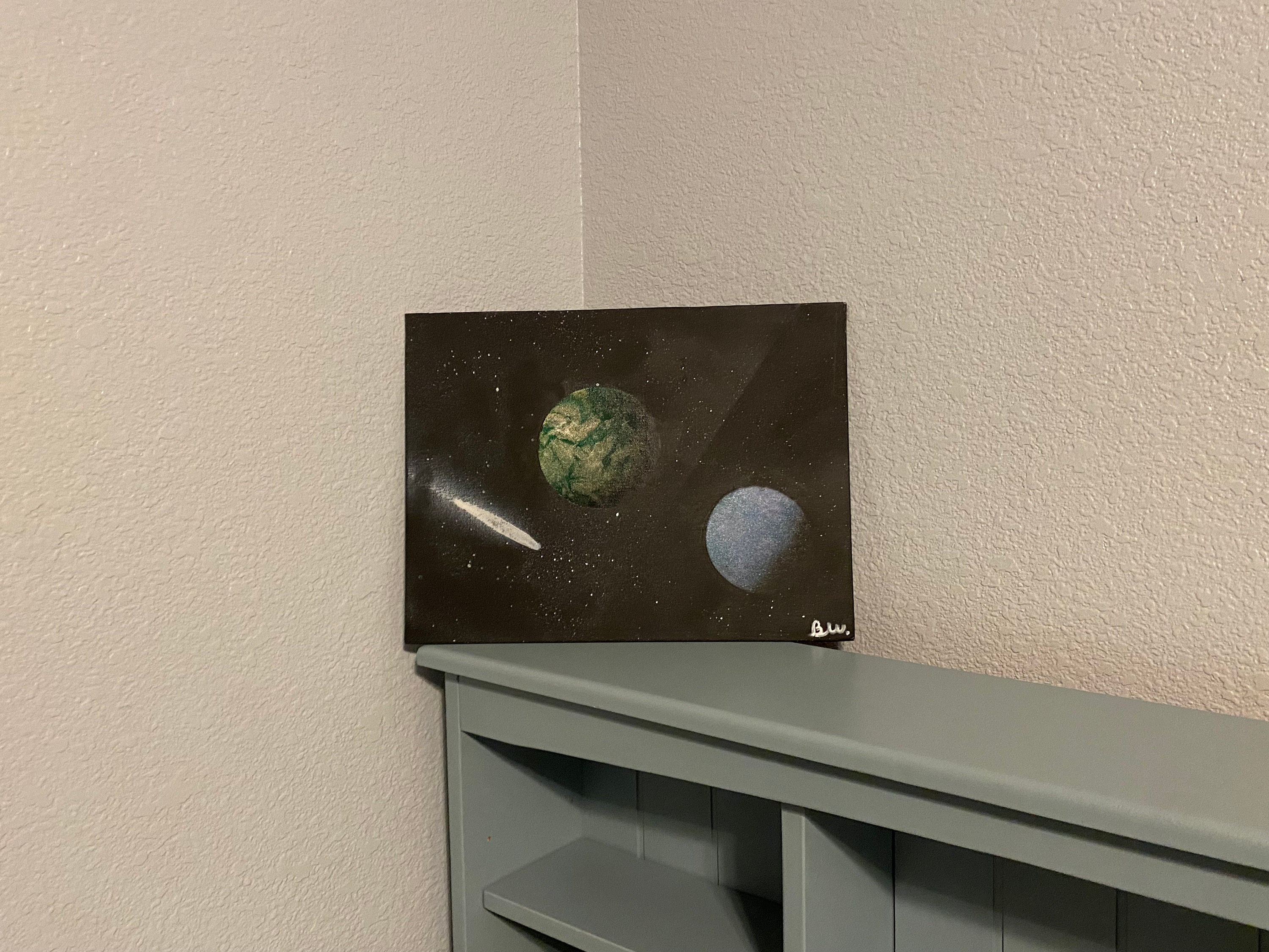 Space Spray Paint Art - Etsy