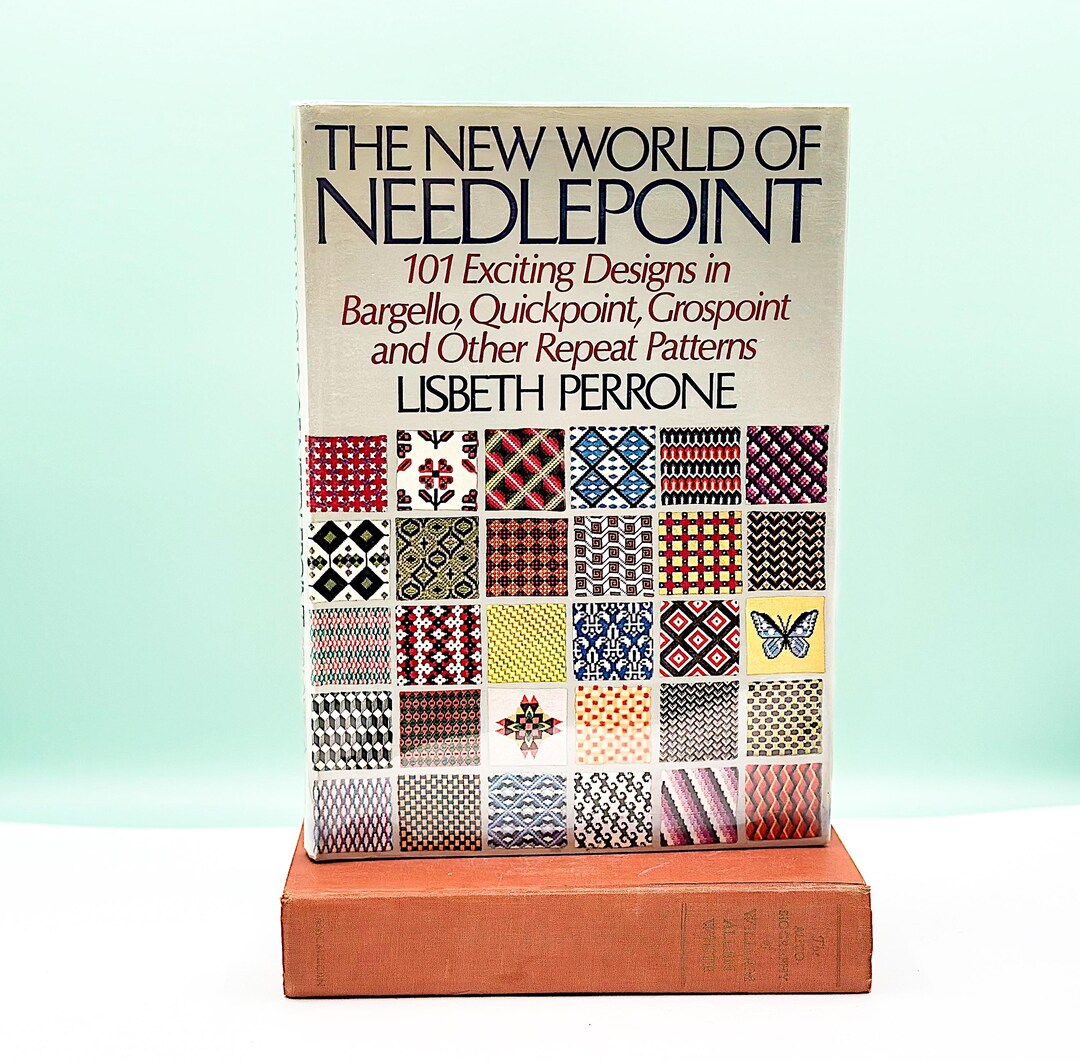 Vintage Needlepoint Book: 1970s Craft Designs by Lisbeth Perrone - Etsy