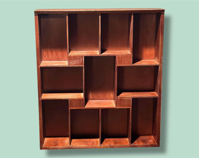 Vintage Cottage Core Shadow Box Shelf, Wall Hung or Free Standing ...