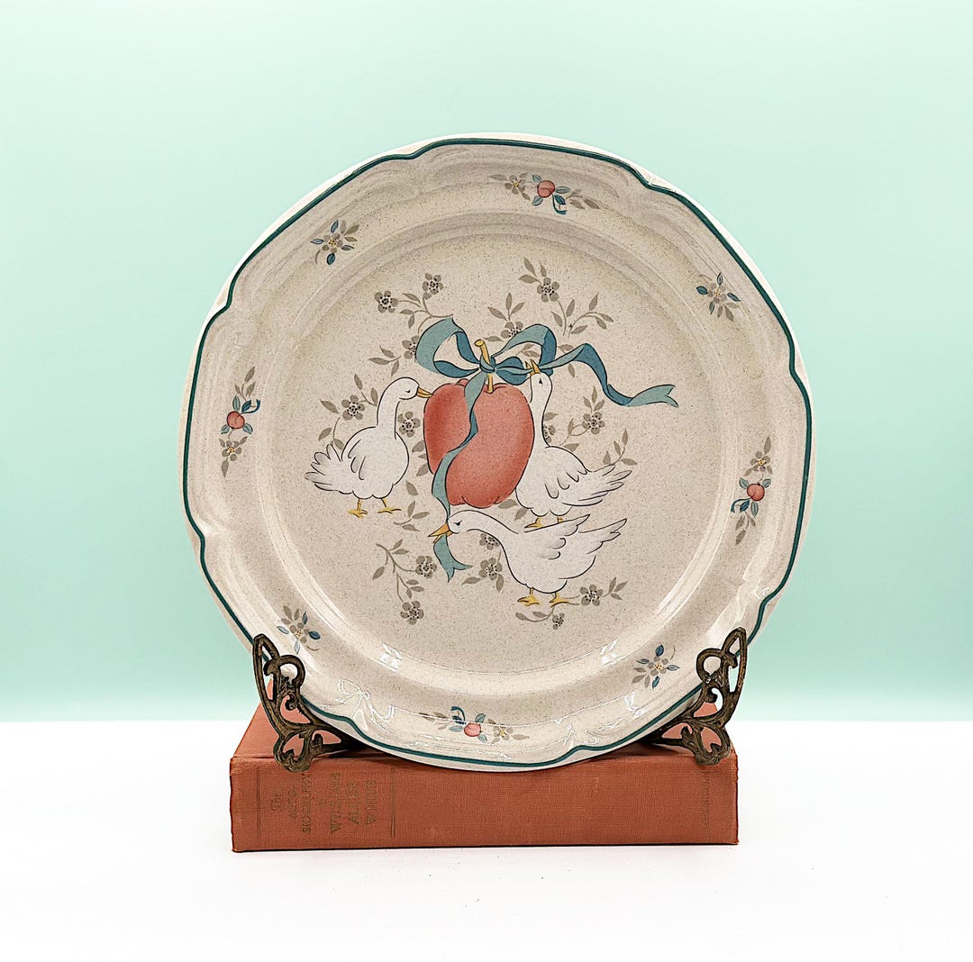 Vintage Marmalade Goose Country Cottage Dinner Plate, Kitschy Kitchen ...