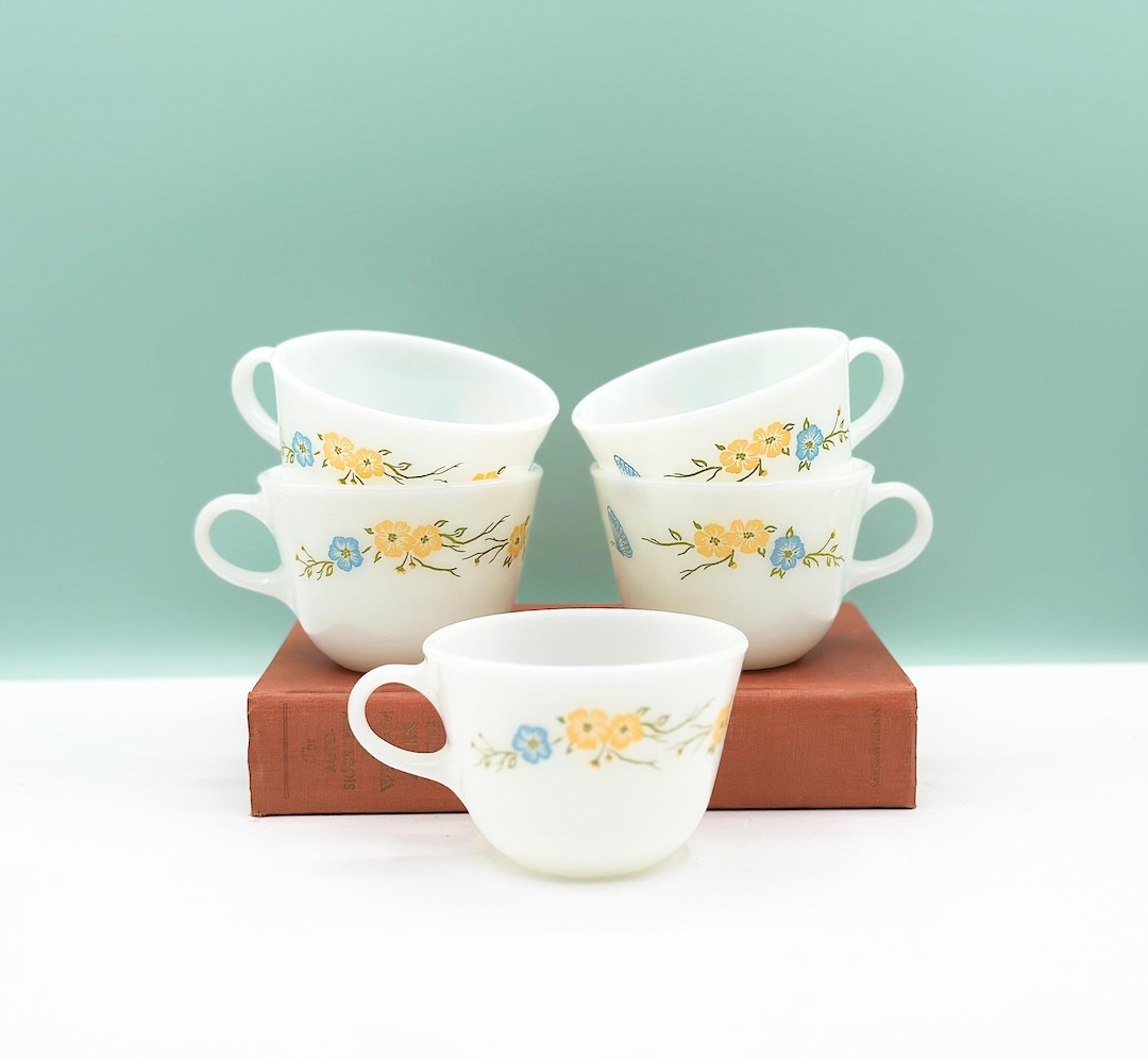 Vintage Pyrex Flirtation Mug Cups | Vintage Pyrex | Pyrex Design | Sold ...
