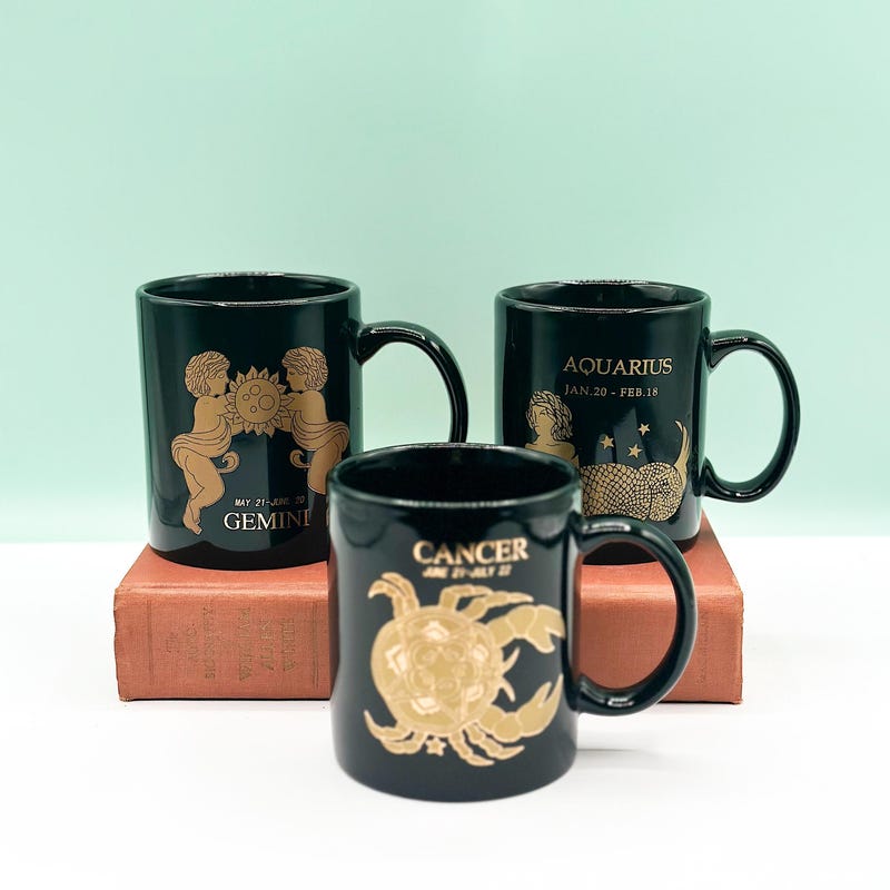 Zodiac Mugs - Etsy
