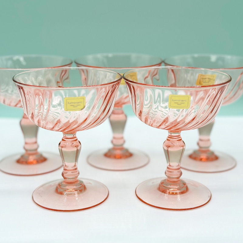 Pink Glassware - Etsy