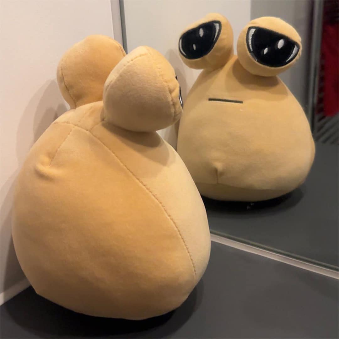 Emotion Plush Pou With Cute Sad Eyes - Etsy UK