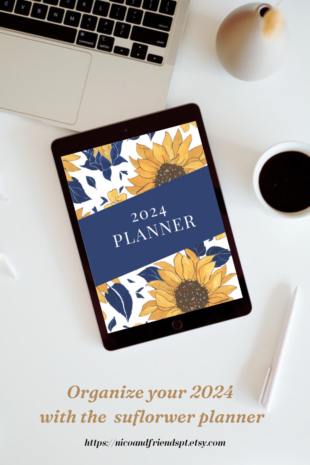 2024 Planner Sunflower - Etsy