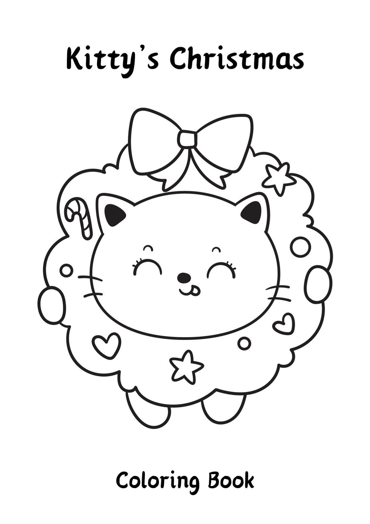 Children's Coloring Book; Coloring Book; Christmas Coloring Book; Cat ...