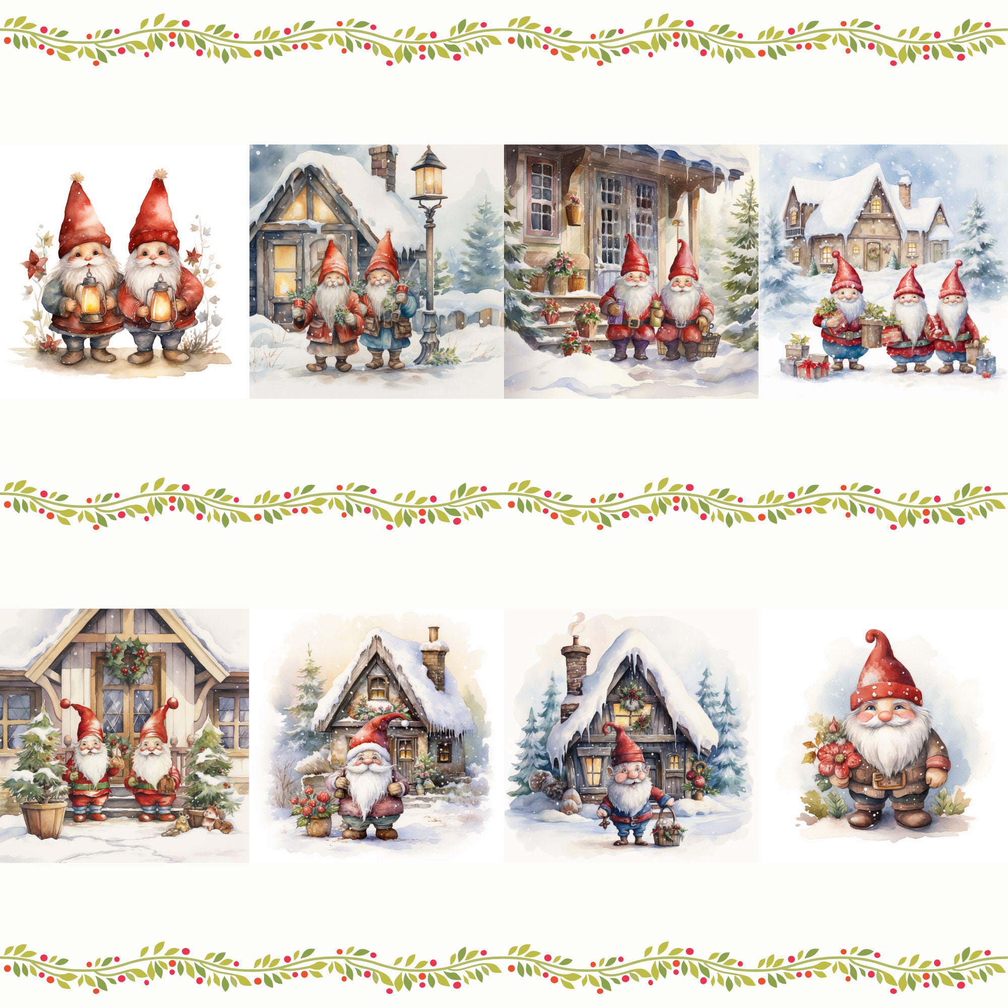 Christmas Clipart Clipart Christmas Pack Festive Season - Etsy