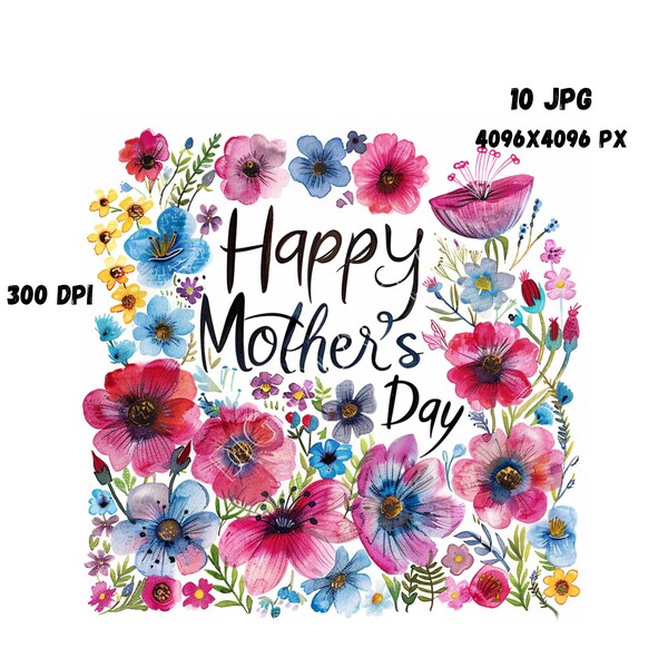 Mothers Day Clipart - Etsy