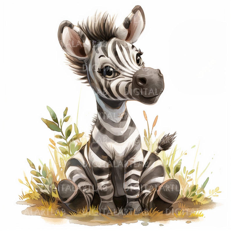 Jungle Baby Animals, Animal Prints, Baby Animals Digital Clipart ...