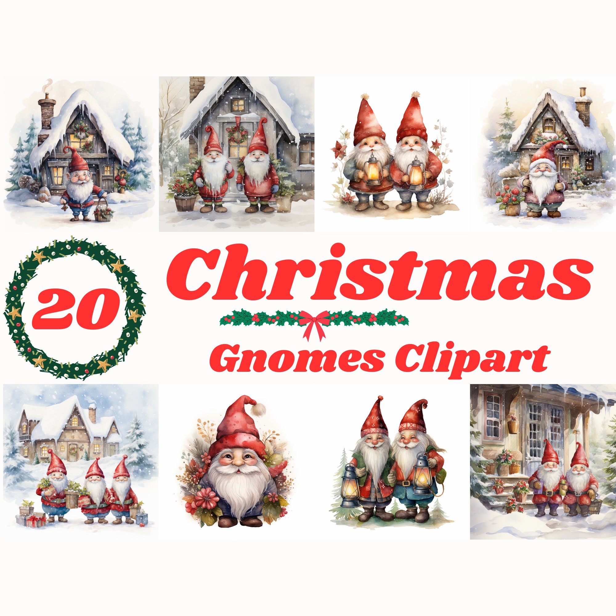 Christmas Clipart Clipart Christmas Pack Festive Season - Etsy
